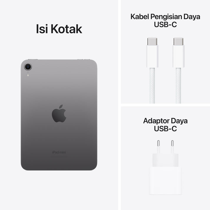 iPad mini 7 WiFi 128GB Space Grey – Digimap Indonesia