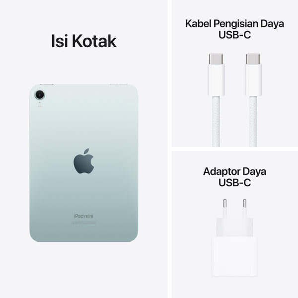 iPad mini 7 WiFi 128GB Blue – Digimap Indonesia