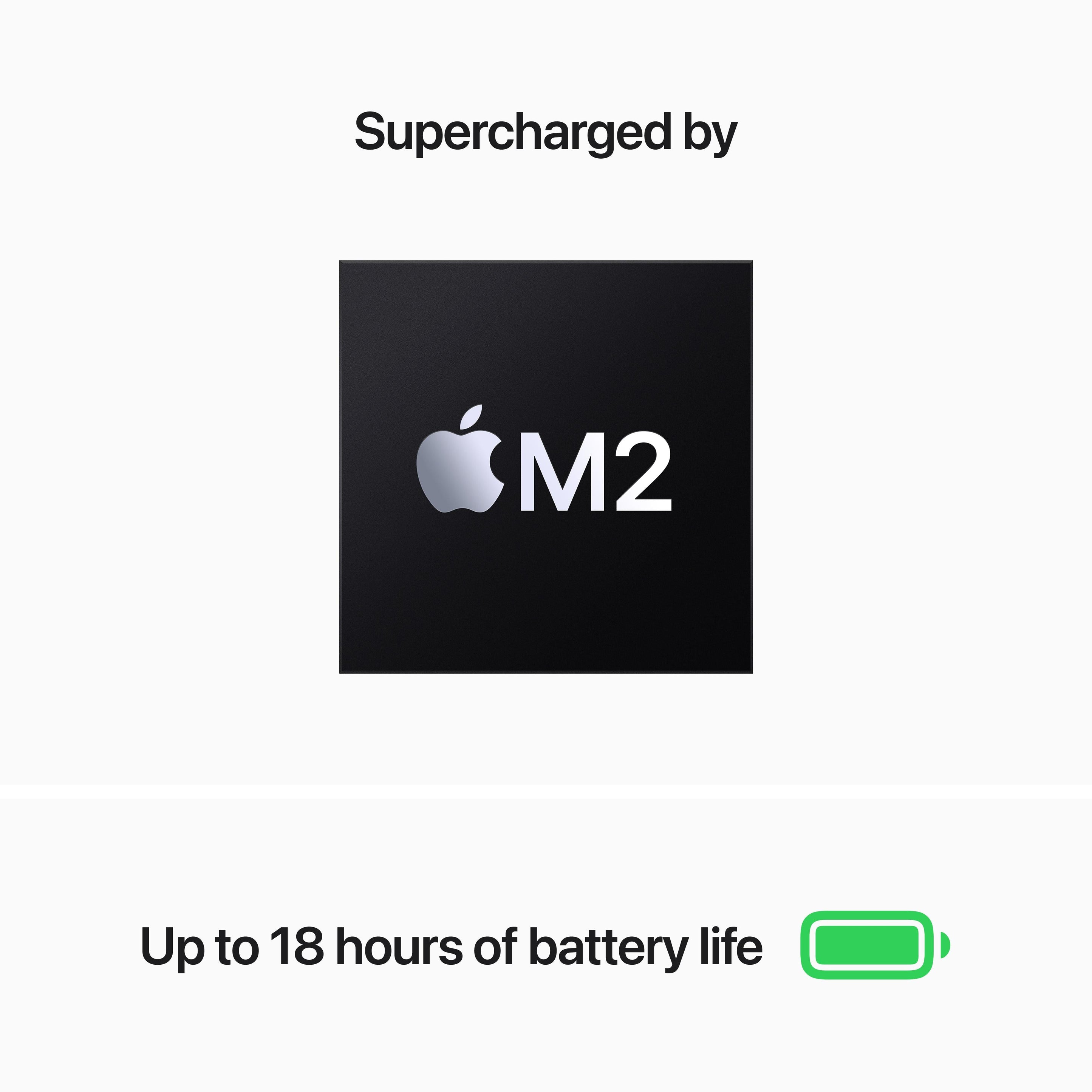 13-inch MacBook Air: Apple M2 chip with 8‑core CPU and 8‑core GPU, 256 ...