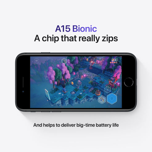 iPhone SE (3rd generation) 128GB Midnight – Digimap Indonesia