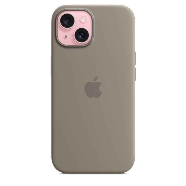 iPhone 15 Silicone Case with MagSafe - Clay – Digimap Indonesia
